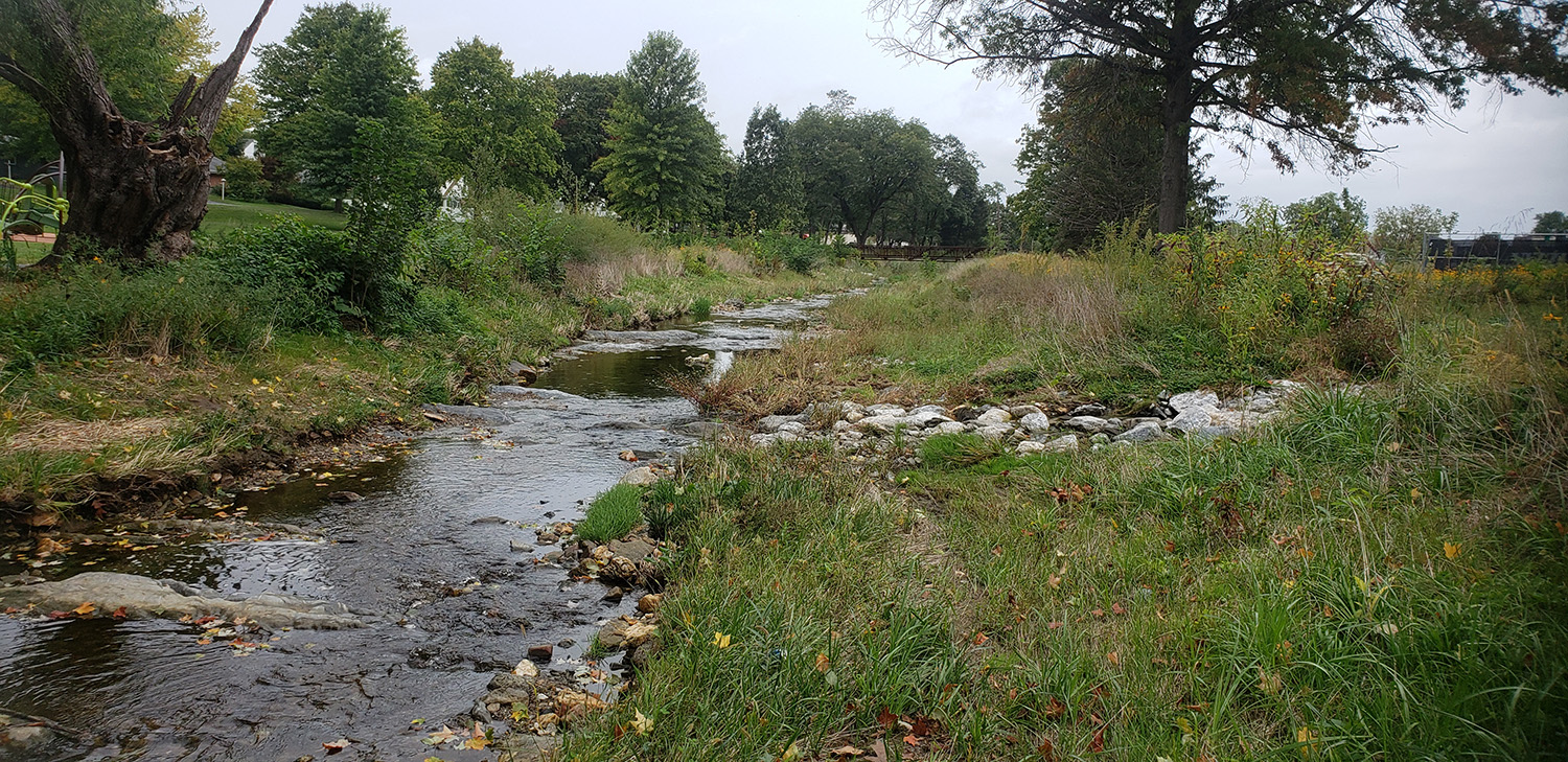 Memorial Park - Poorhouse Run Stream Restoration | CS Davidson